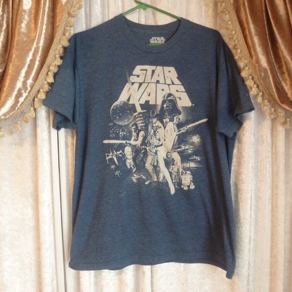 Star Wars | Shirts | Star Wars Mad Engine Graphic Tshirt Size L Multi ...